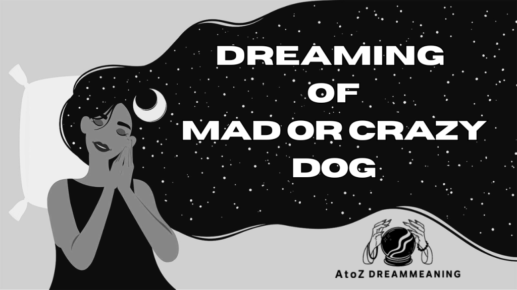 Spiritual and Biblical Meaning of Mad or Crazy Dog in a Dream Explained - A to Z Dream Meaning